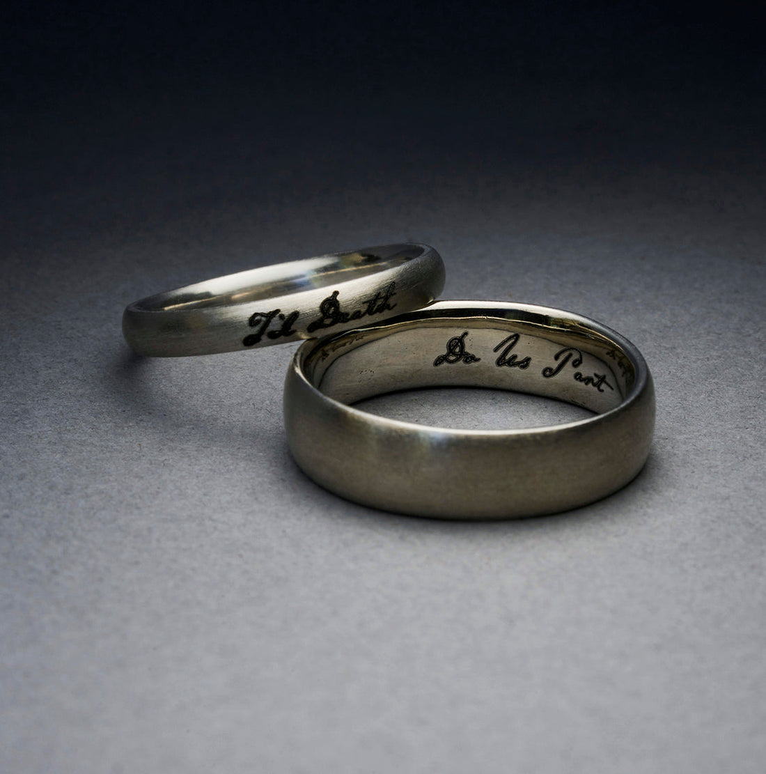 Til Death Do Us Part Wedding Bands – Leviticus Jewelry
