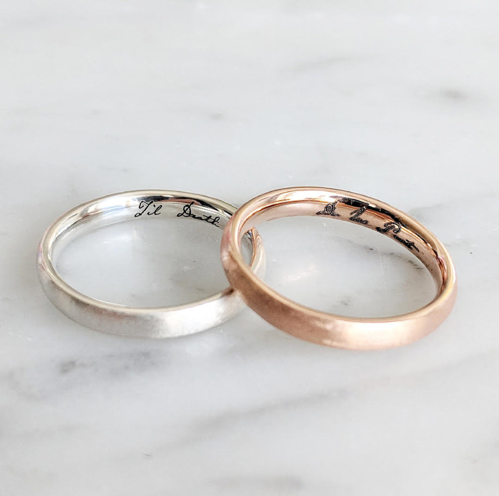 Til Death Do Us Part Wedding Bands – Leviticus Jewelry